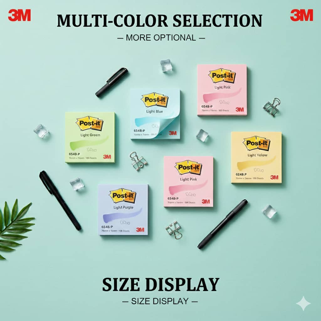 3M Stick On Note 3"x 3" / 72mm x 76mm (100s) | Shopee Malaysia
