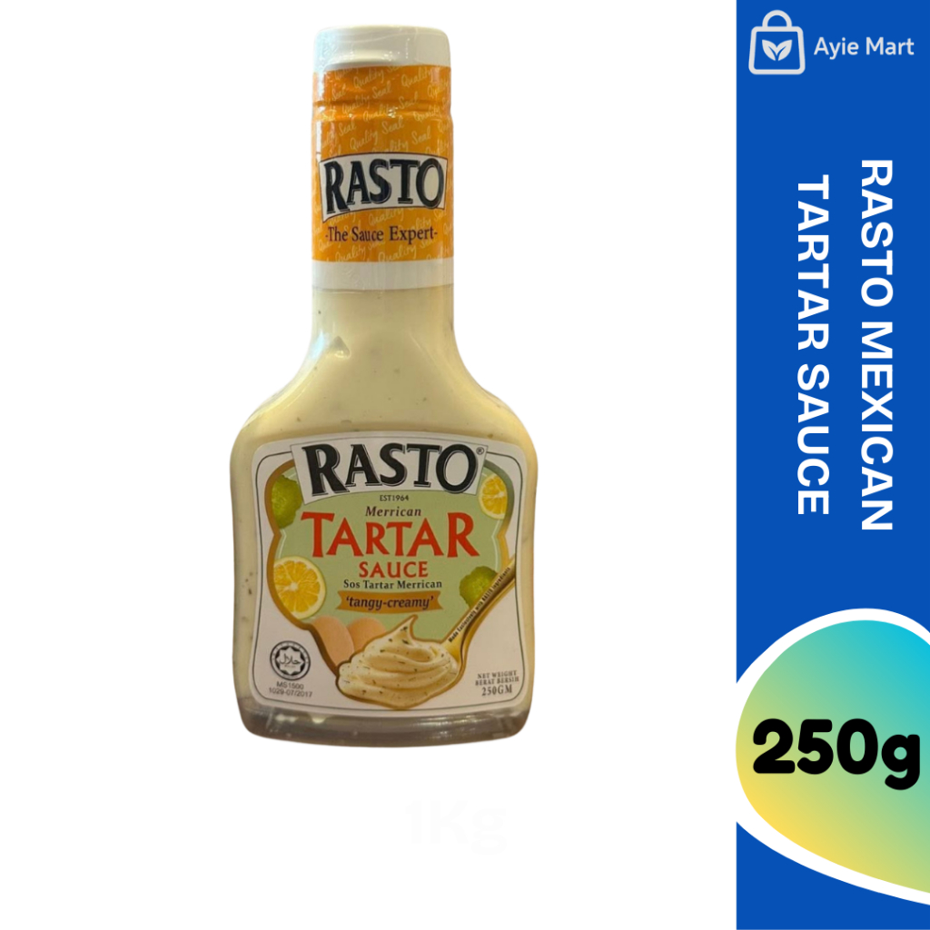 RASTO Mexican Tartar Sauce 250g | Sos Tartar Mexico Berkrim & Sedap ...