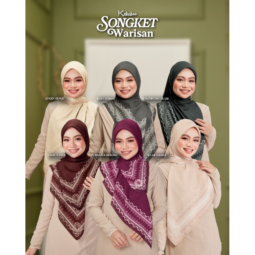 [RAYA 2026] Kekabaoo Songket Series Songket Ratu | Songket Bunga Tabur ...