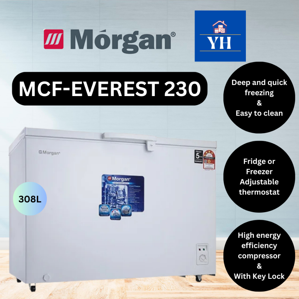 Morgan 308L Chest Freezer MCF-EVEREST 230 (DELIVERY KLANG VALLEY AREA ...