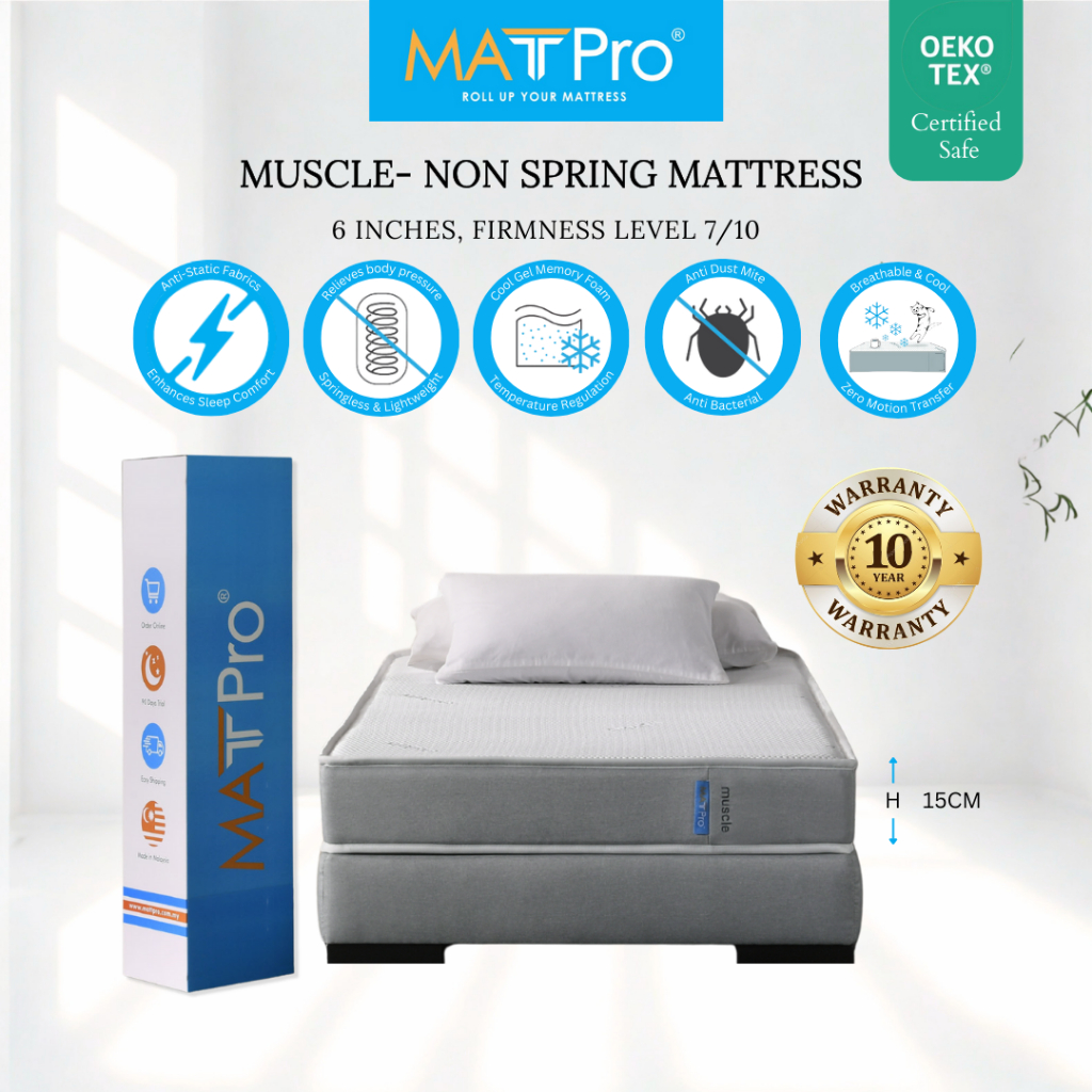 MATTPro® Muscle Mattress/Free Delivery/90-Night Risk Trial/Zero Motion ...
