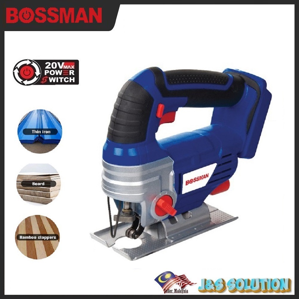 BOSSMAN 20V Cordless Jig Saw BJS16-20M ( Bare Machine ) | Shopee Malaysia