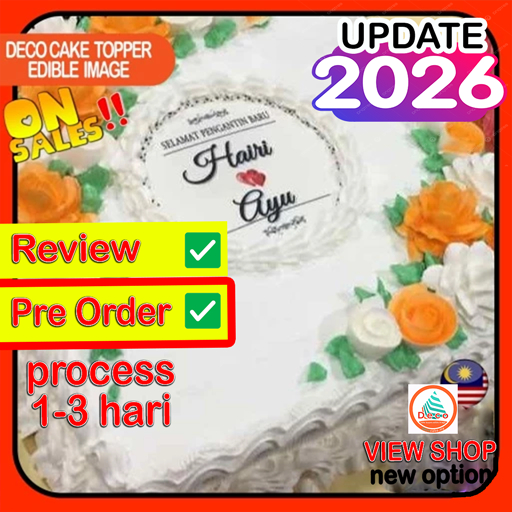[Pre Order 2-3hari] Edit & Review by turn | Printing Service Edible ...