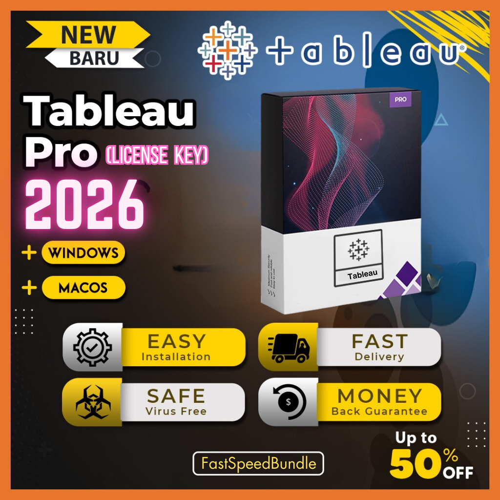 【𝐆𝐞𝐧𝐮𝐢𝐧𝐞 𝐋𝐢𝐜𝐞𝐧𝐬𝐞 𝐊𝐞𝐲】Tableau Desktop Orignal 1 Year Key | Shopee Malaysia
