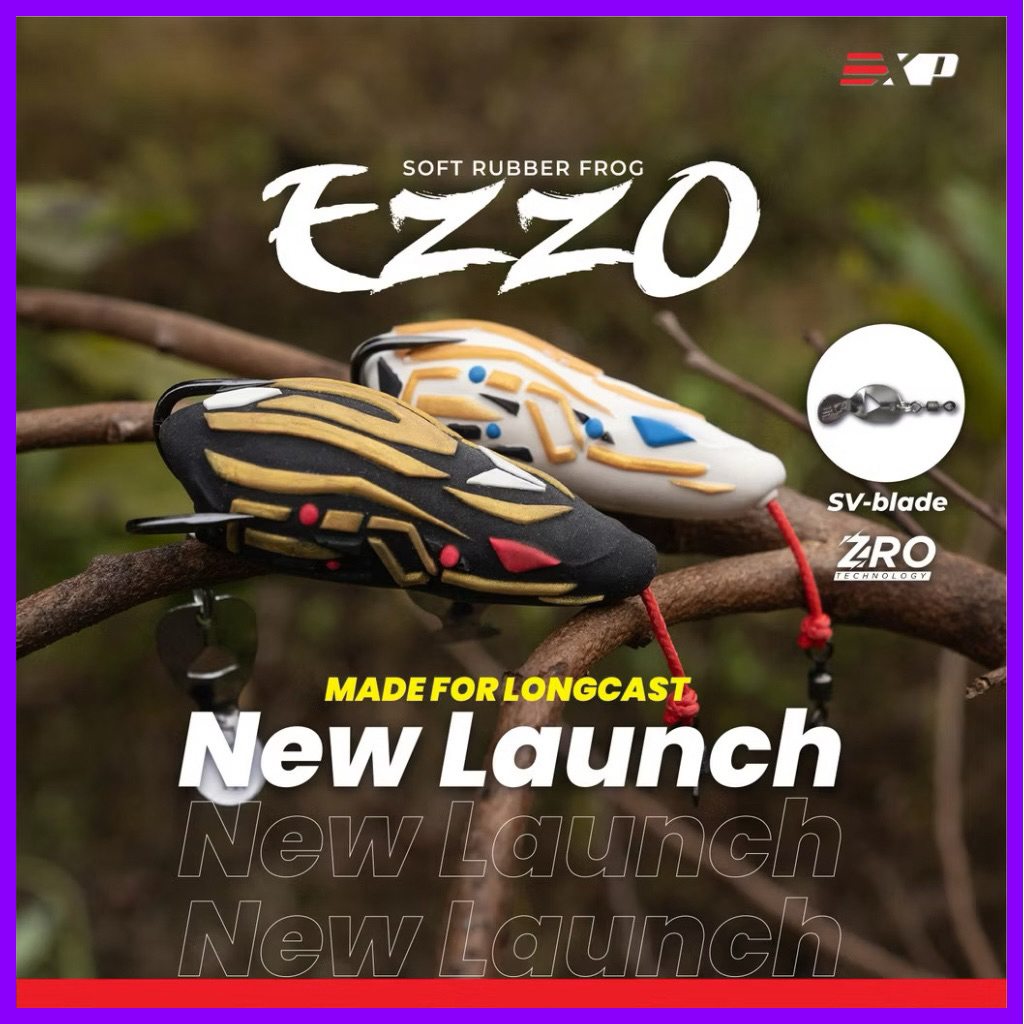 EXP EZZO Soft Frog•5 mm 7g•SV Blade•Kail Sheild Tech•Z-RO Tech Hook ...