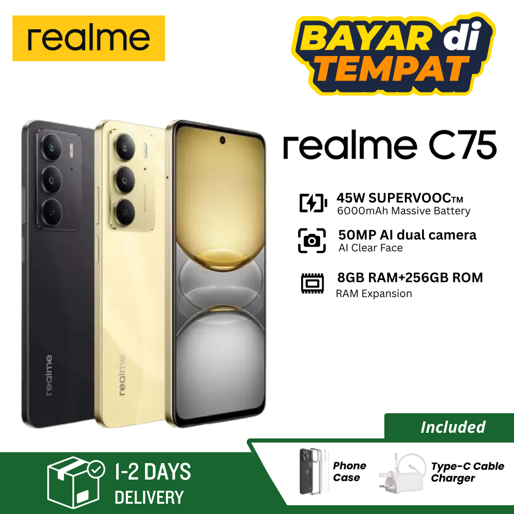China set realme C75 8GB +128GB (Waterproof, 6000mAH Massive Battery ...