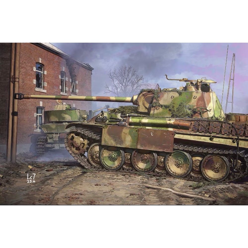 Tiger Model 4904 1/35 Panzerkampfwagen V Panther Panther Ausf.G [Sd.Kfz ...
