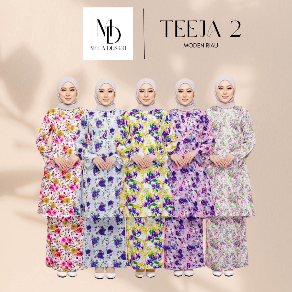 MODEN RIAU TEEJA 2 BY MELIA DESIGN JACQUARD SILK PREMIUMMUSLIMAH SULAM ...