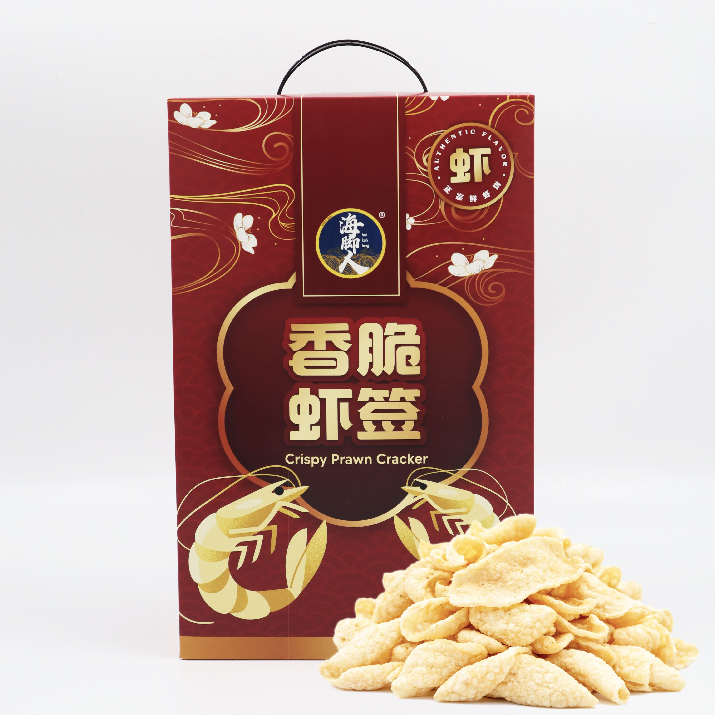 CHINESE NEW YEAR CRISPY PRAWN CRACKER GIFT BOX 200G | Shopee Malaysia