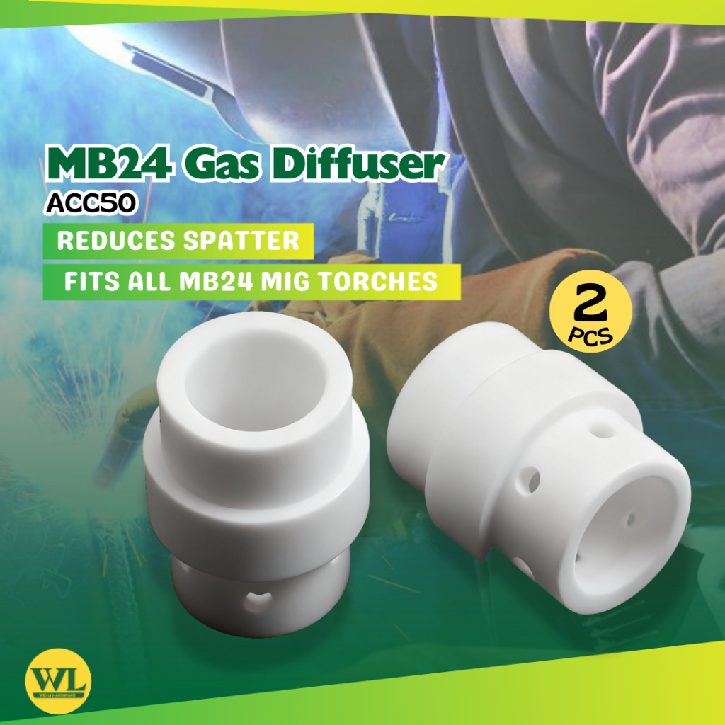 MB24 Ceramic Gas Diffuser (2-Pack) For MIG/MAG Welding | Improves Gas ...