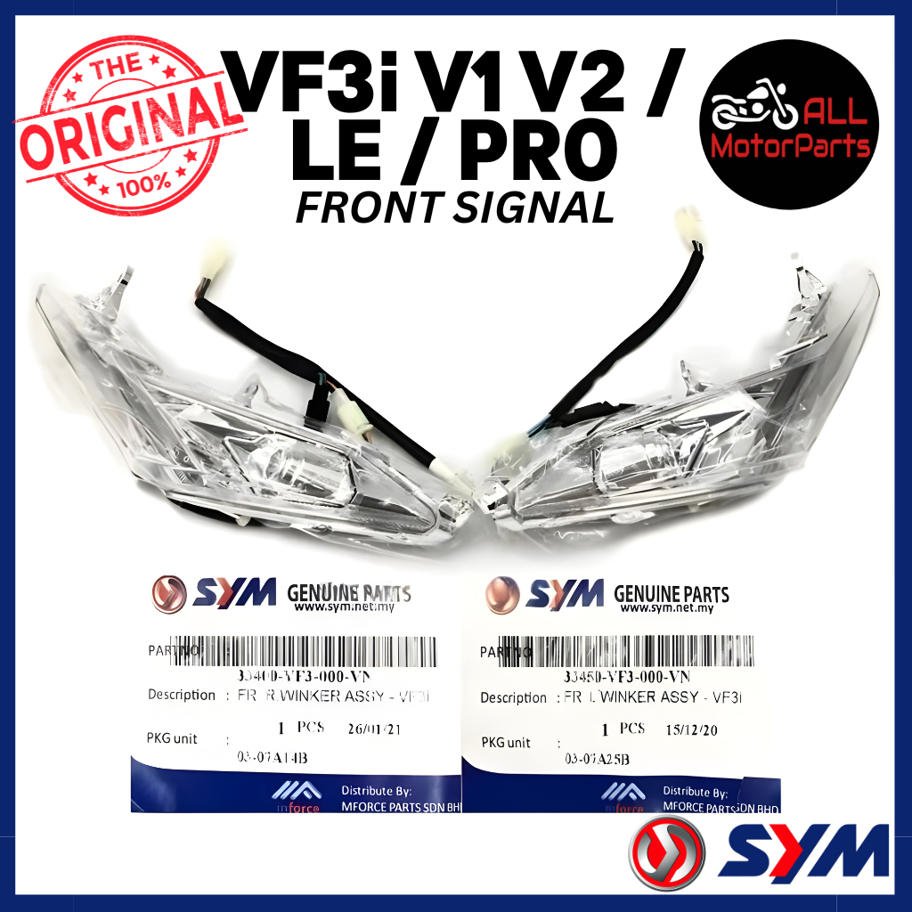 [100% ORI] VF3 VF3i 185 V1 V2 LE PRO ABS FRONT SIGNAL LEFT RIGHT KIRI ...