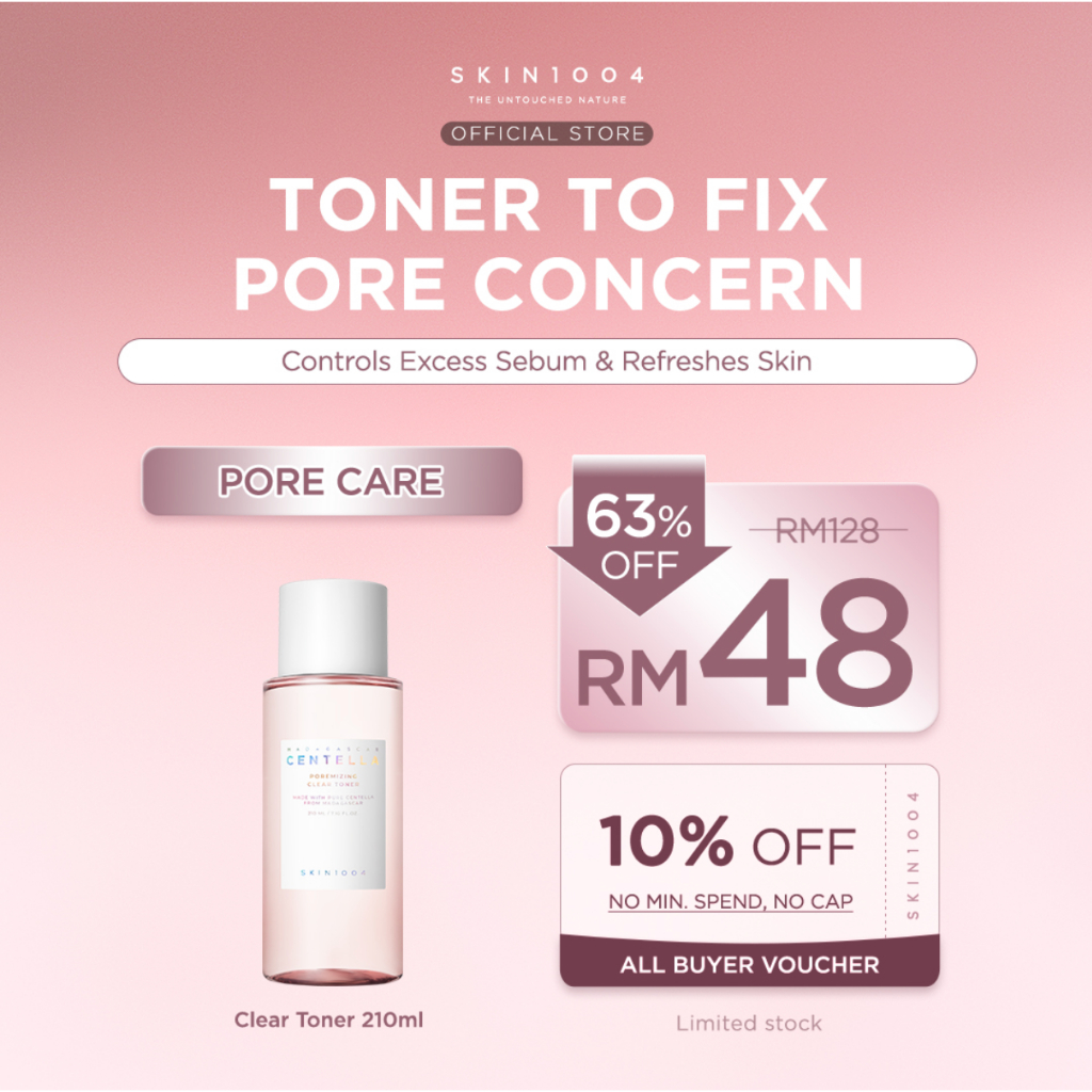 SKIN1004 Madagascar Centella Poremizing Clear Toner (210ml) | Shopee ...