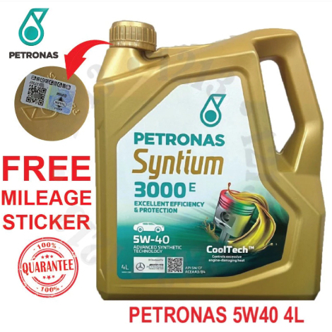 PETRONAS FULLY SYNTHETIC 5W40 API SP 4L SYNTIUM 3000 | Shopee Malaysia