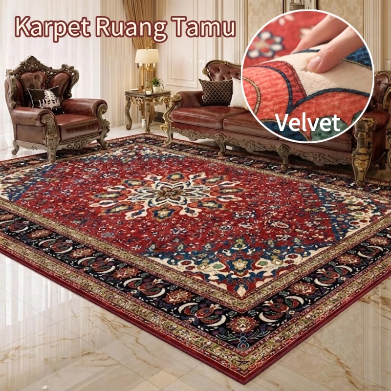 MATELIER Karpet Ruang Tamu Carpet Bilik Tidur Tebal Velvet Premium ...