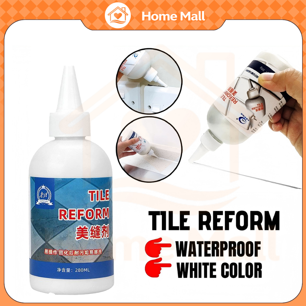 Tile Reform Grouting Fix Tile Filler Seam Agent Anti-Fungus Waterproof ...