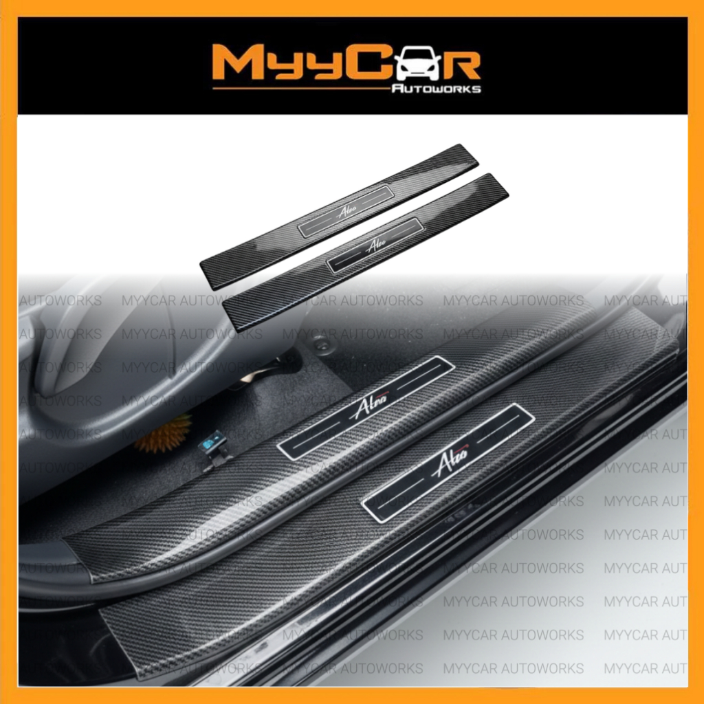 Perodua Alza 2022 - 2026 Toyota Veloz Carbon Side Sill Plate Door Step ...