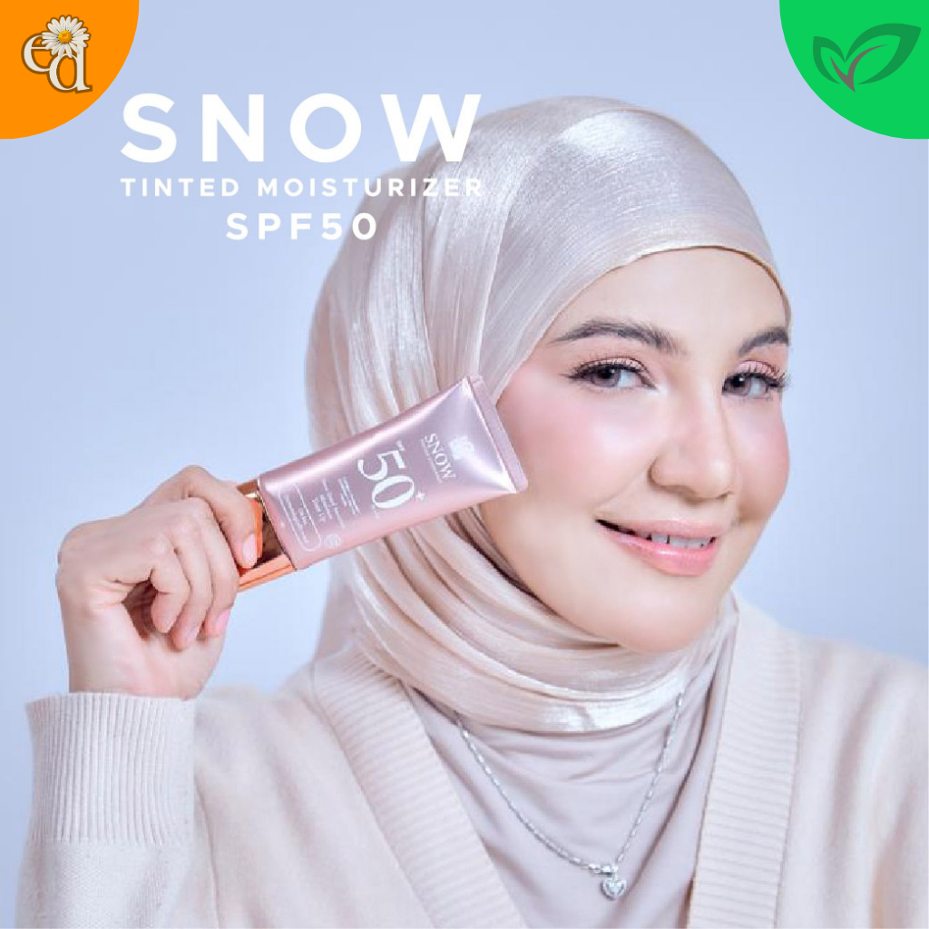DHERBS Snow Tinted Moisturizer SPF 50 UVB UVA | Shopee Malaysia
