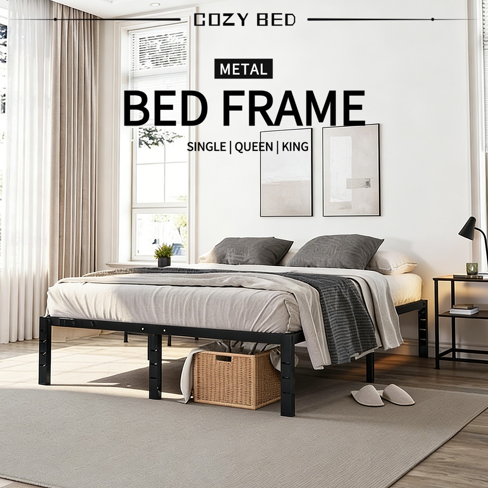18ich Katil Queen Size Metal Bed Frame Katil Besi Murah /Steel Bed ...