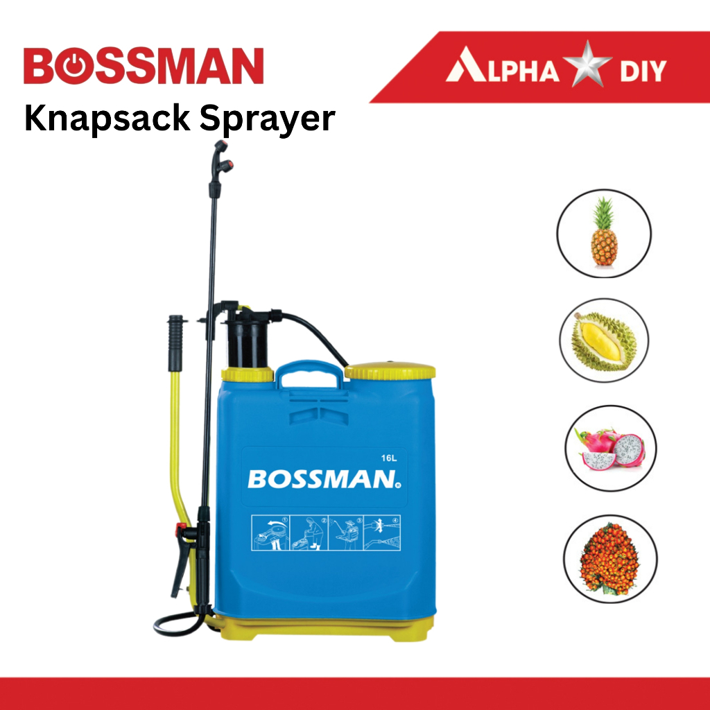 BOSSMAN 16L Pump Racun Knapsack Sprayer Pump BP16 BP 16 BP-16 / Pam ...