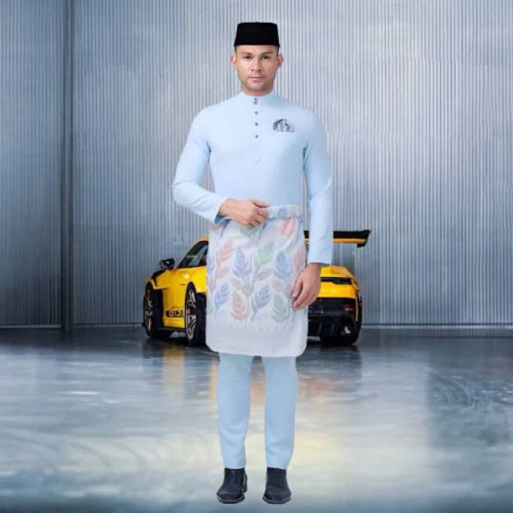 Raya2026 lelaki Baju melayu Suit Slim-fit Muslim traditional clothing ...