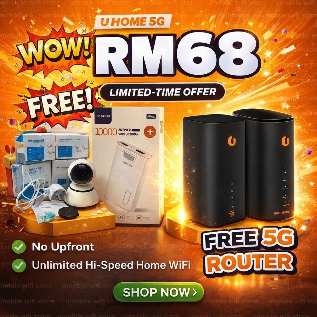 UHome 5G Wifi Umobile Unlimited Data 5G Wifi Router Umobile Ready Stock ...