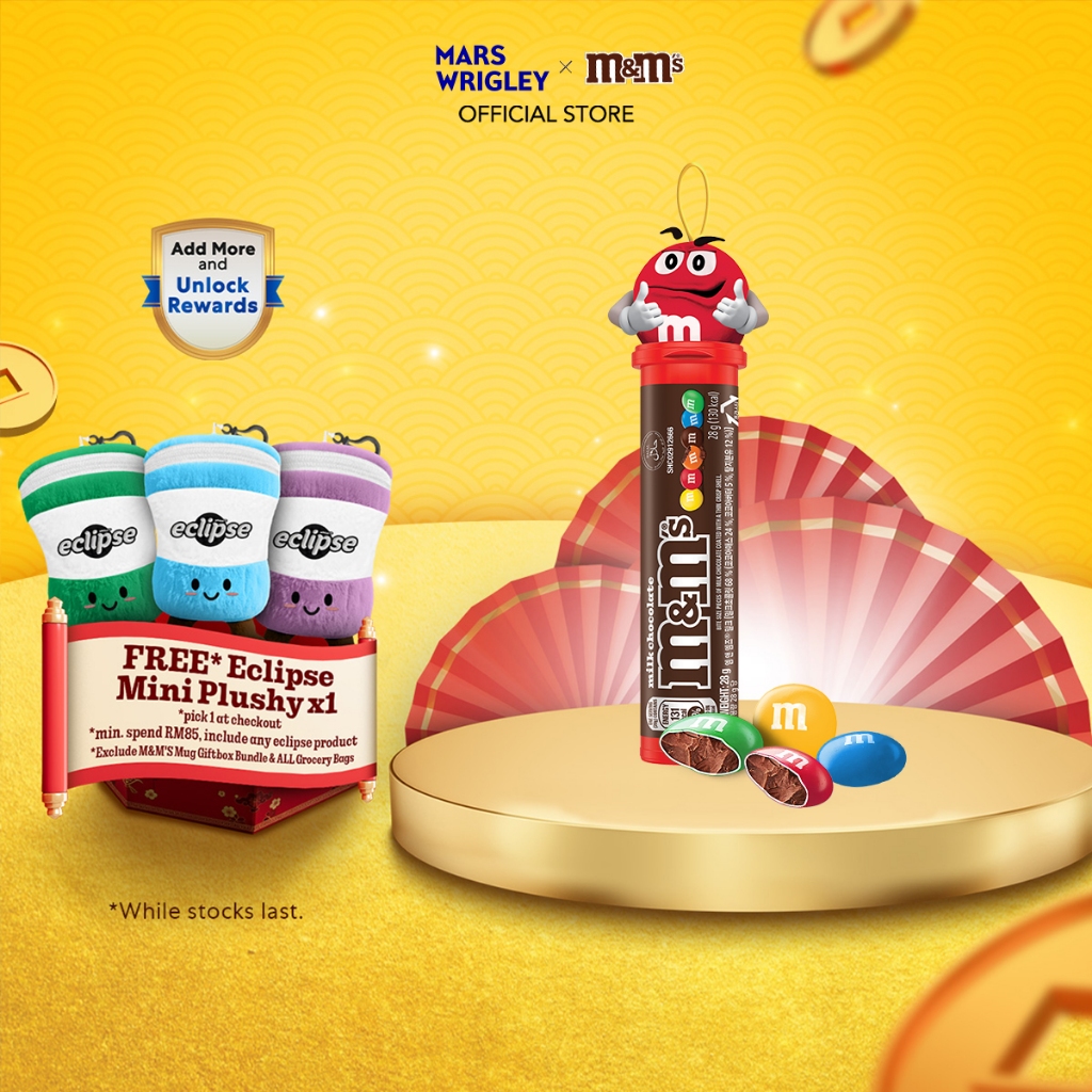 M&M'S Tube Topper 28g Chocolate / Milky / Snacks (Random Design ...
