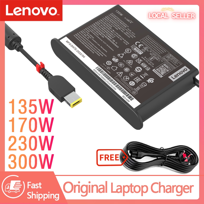 Lenovo Original 135W/170W/230W Laptop Charger for Lenovo Ideapad ...