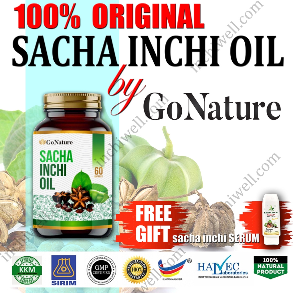 SACHA INCHI GO NATURE Original Direct from HQ freegift SERUM | Shopee ...