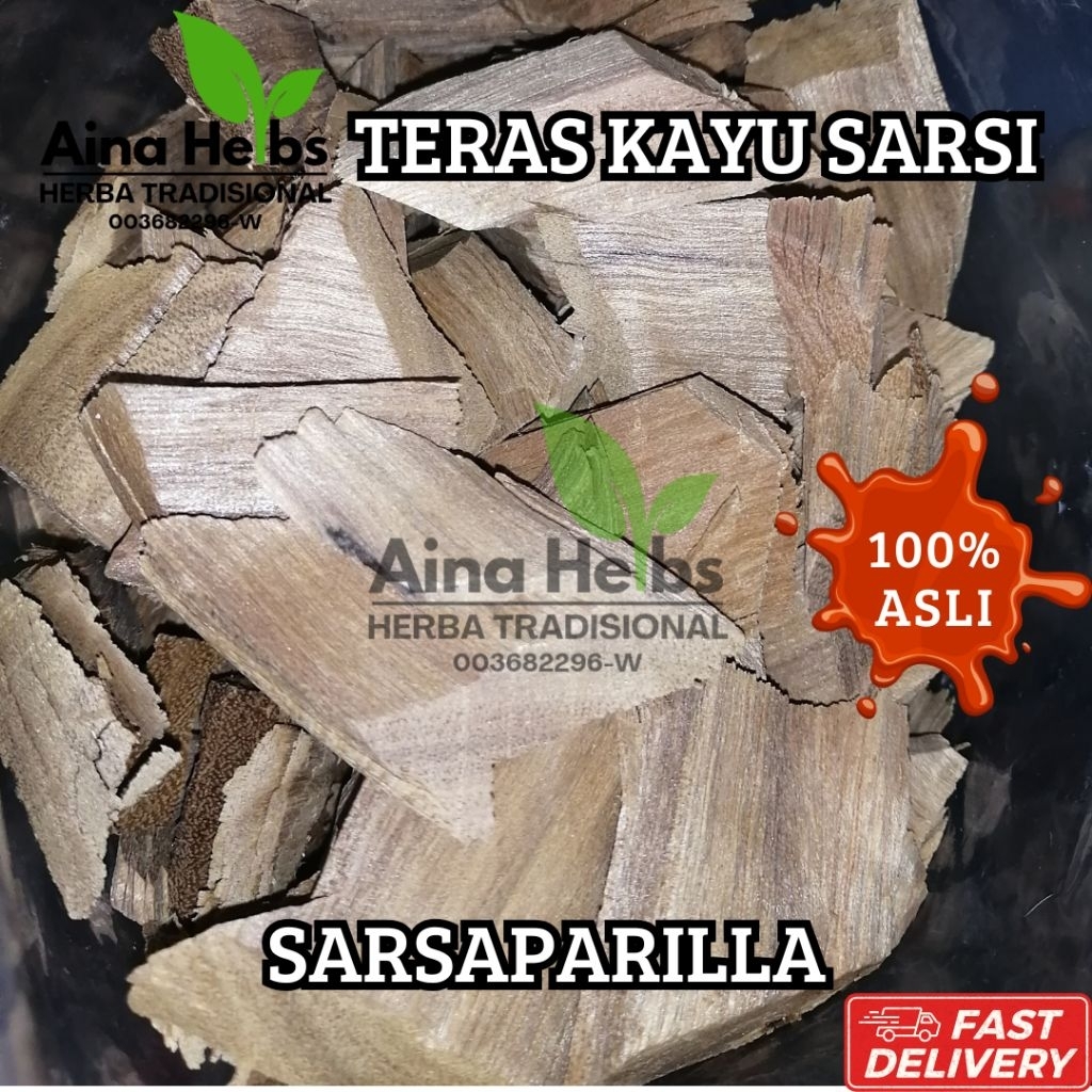 TERAS AKAR KAYU SARSI KERING 100% HERBA ASLI ORIGINAL UNTUK TENAGA DAN ...