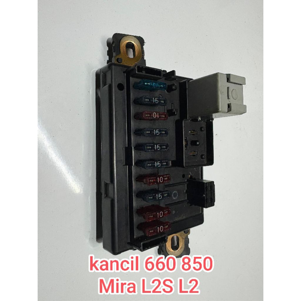 Kancil 850 660 daihatsu fuse box fusebox Mira L2 fius L2S dashboard ...