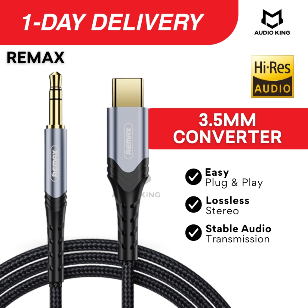 REMAX Audio Cable For Speaker Cable Aux Speaker AKC015 Wayar Aux Cable ...