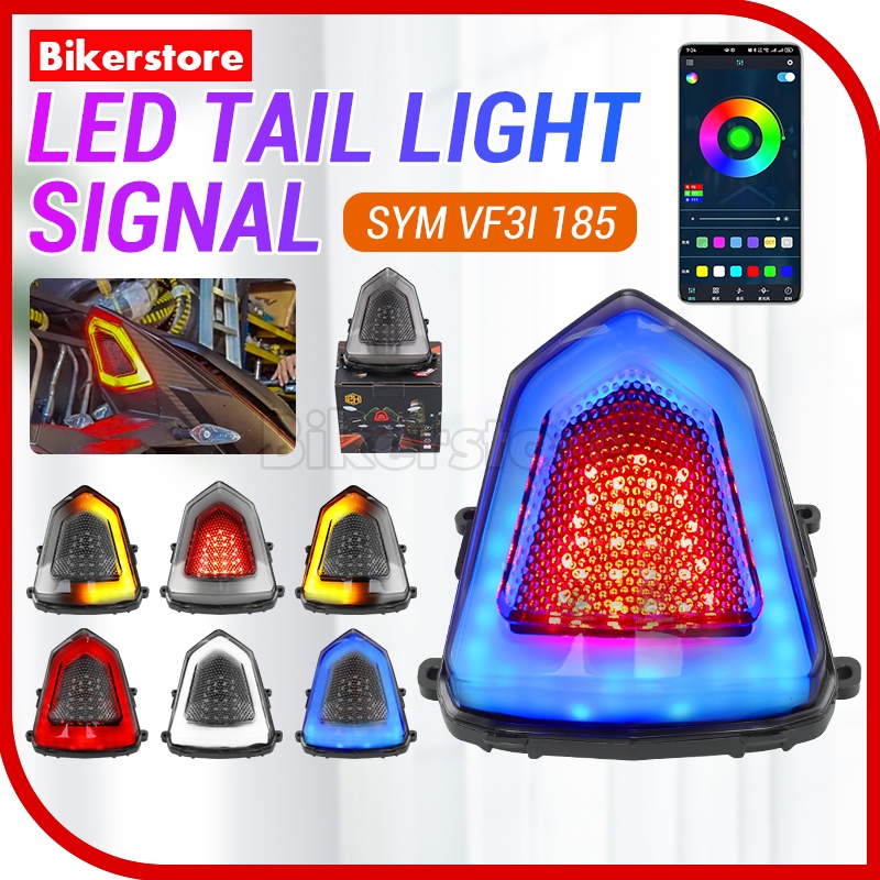 SYM VF3I Tail Light LED Brake Light Signal Lamp Lampu Belakang With ...