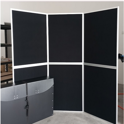 Smart Folding Display Panel 6 Panel Velcro Poster Fabric Board for ...