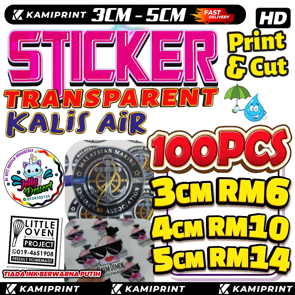 Buy sticker transparent Online With Best Price, May 2026 | Shopee Malaysia