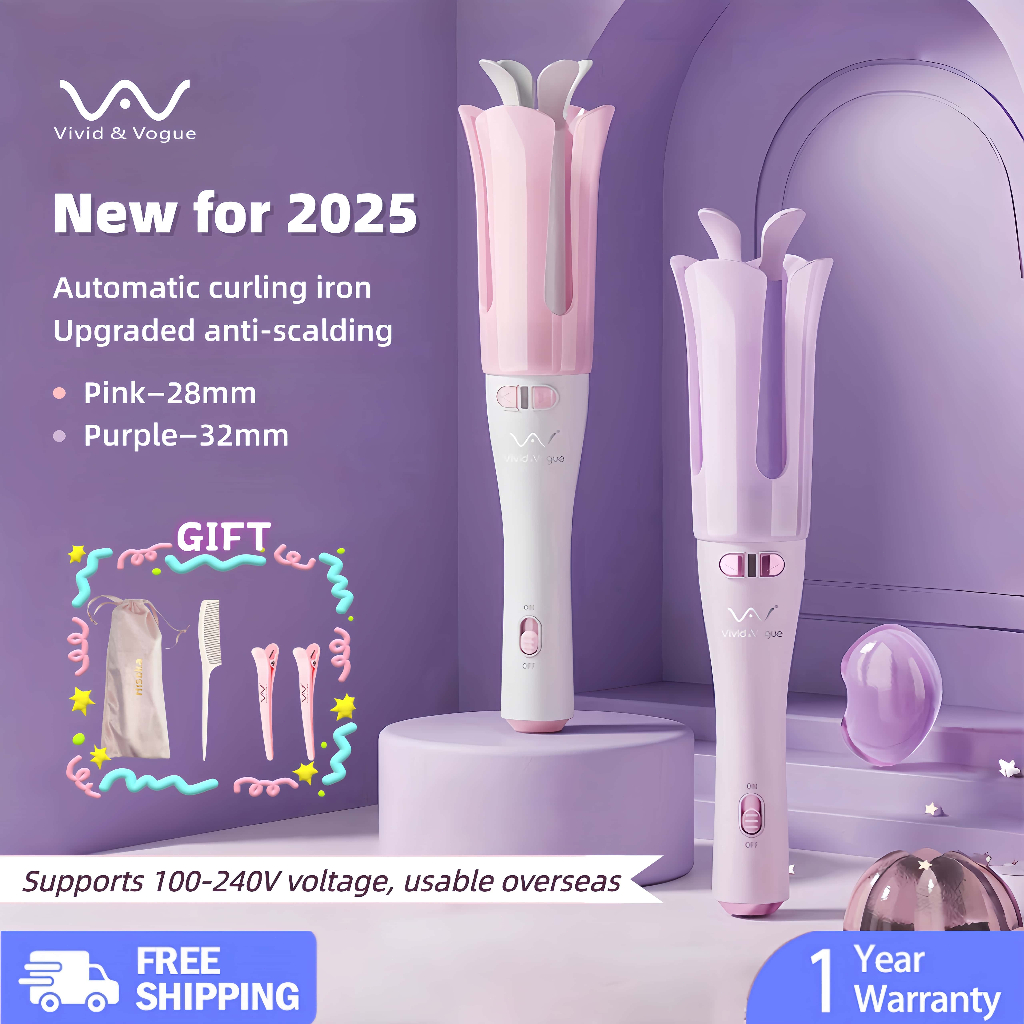 【Bag】Vivid & Vogue 32mm 28mm Hair Curler Automatic Curler Ceramic ...