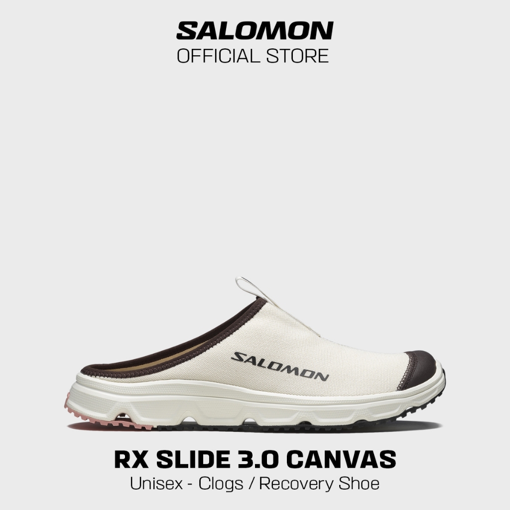 SALOMON Unisex RX Slide 3.0 Canvas Slip-on Recovery Clog Shoe - Sandal ...