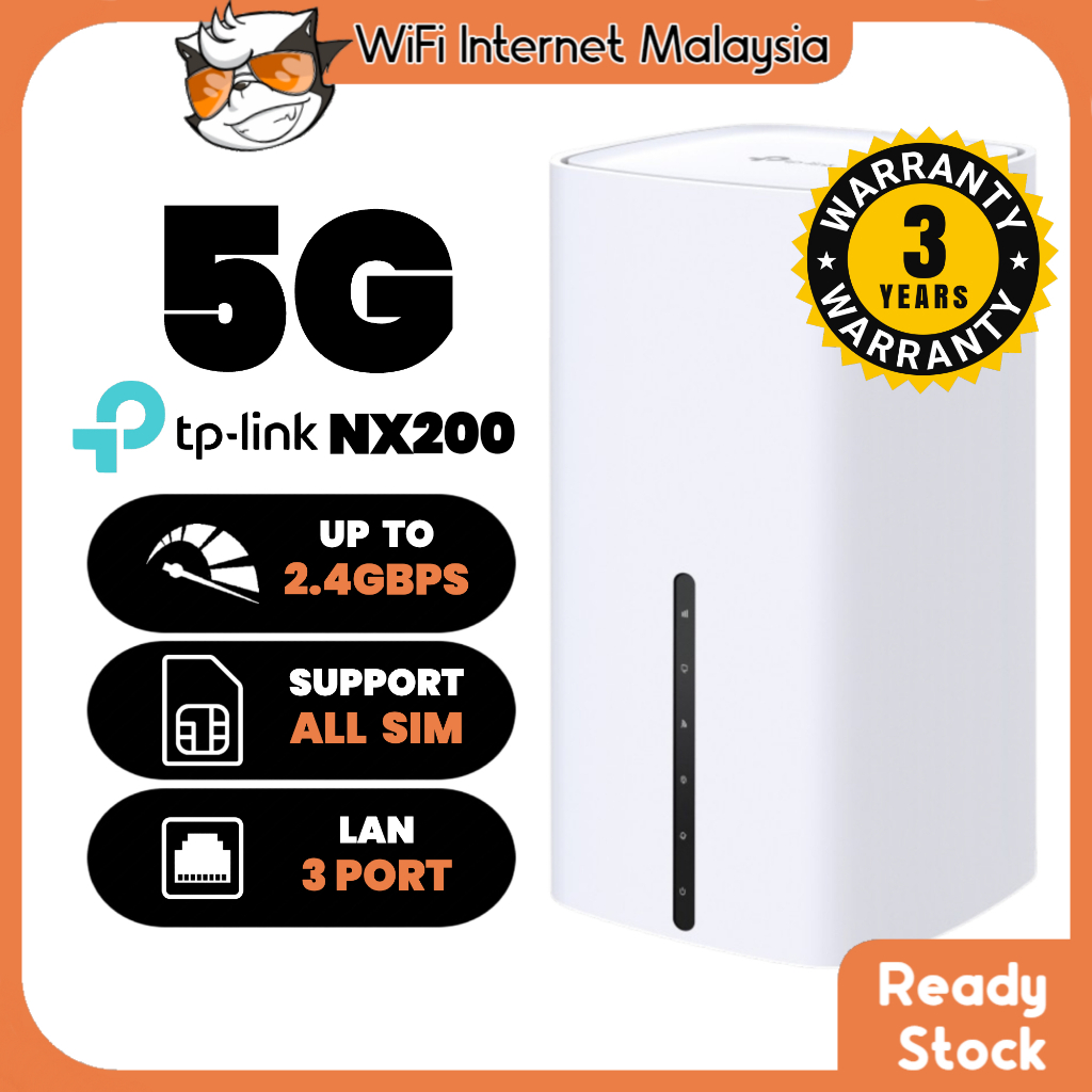 TP-LINK ARCHER NX200 High Speed 5G Router Modem Support All Telco SlM ...