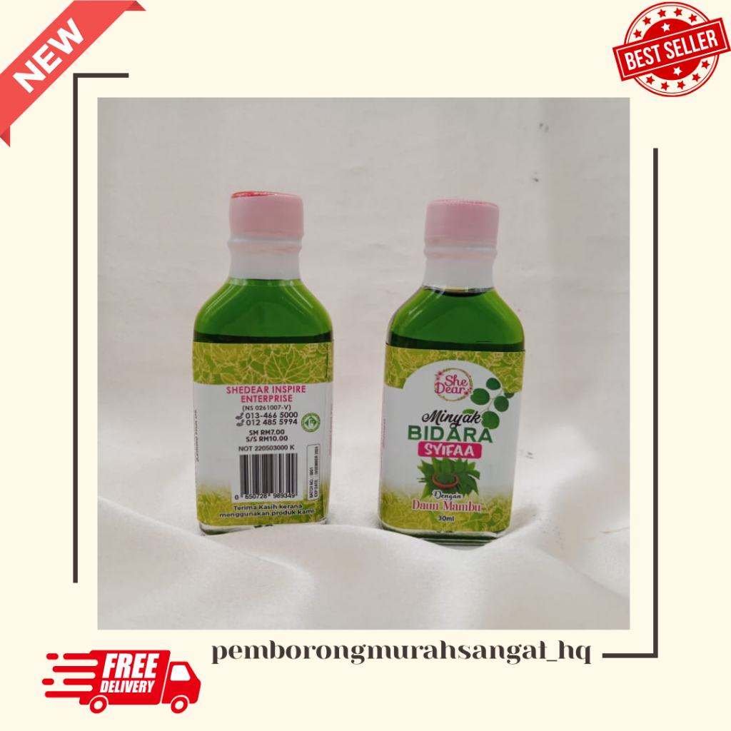 [ READY STOCK ] SHE DEAR MINYAK BIDARA SYIFAA | ORIGINAL HQ | Shopee ...