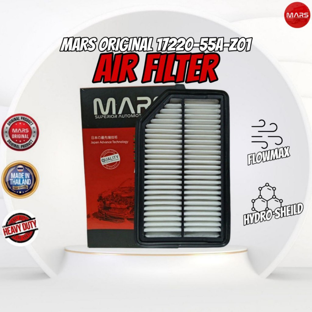 MARS AIR FILTER - HONDA CITY GM6 T9A / HONDA JAZZ GK5 T5A / BRV ...