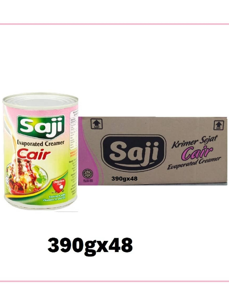SAJI KRIMER SEJAT SUSU CAIR | EVAPORATED CREAMER 48 x 390G(1 CTN ...