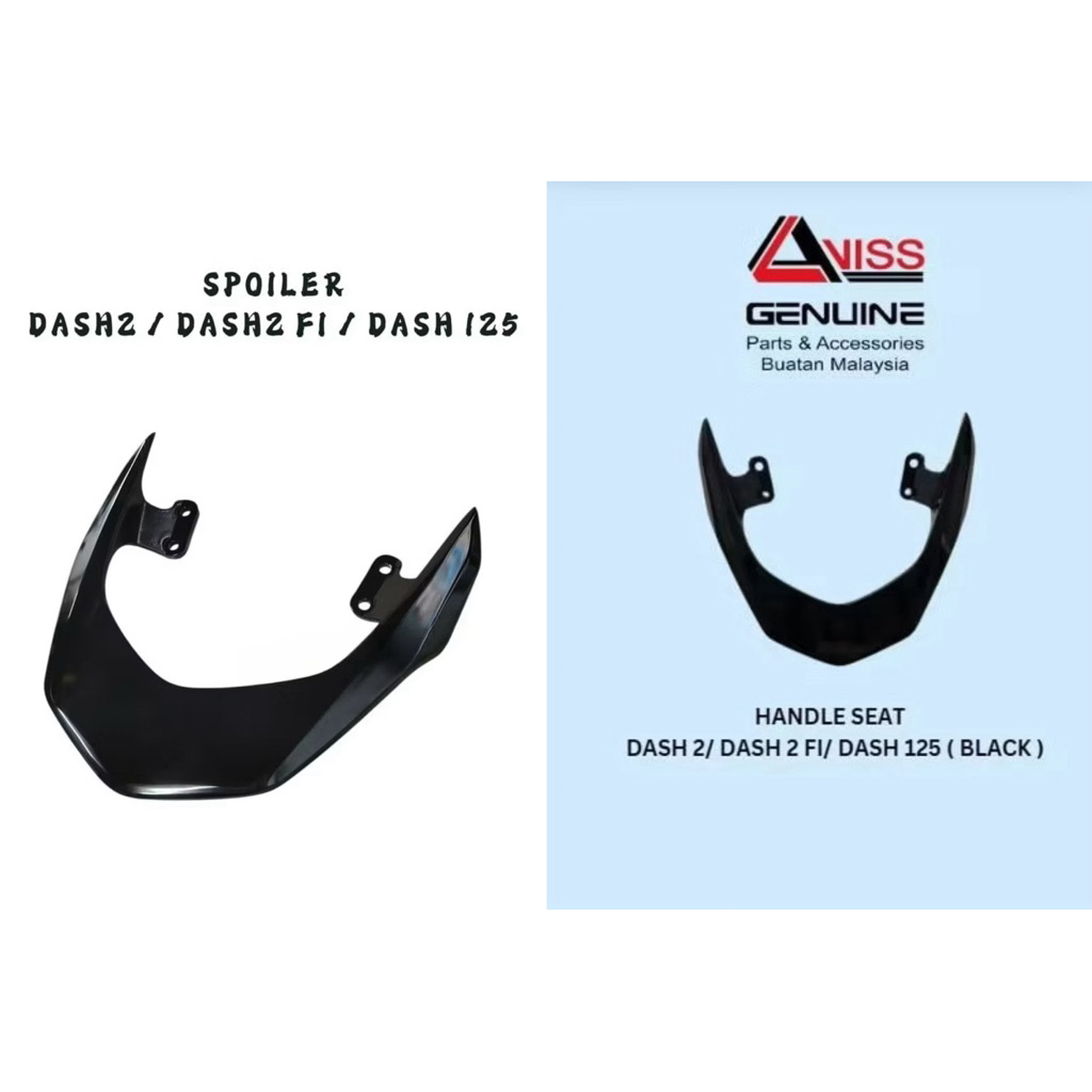 (VISS) HONDA DASH2 DASH 2 FI 125 DASH125 WAVE110 ALPHA CX SPOILER ( SMX ...