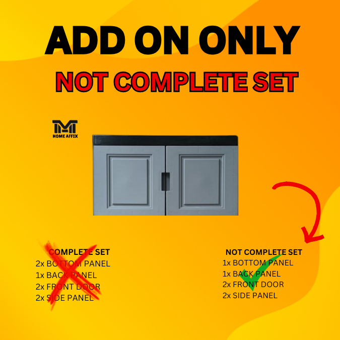 ADD ON EAGLE BRAND Storage Cabinet / Plastic Cabinet / kitchen cabinet ...