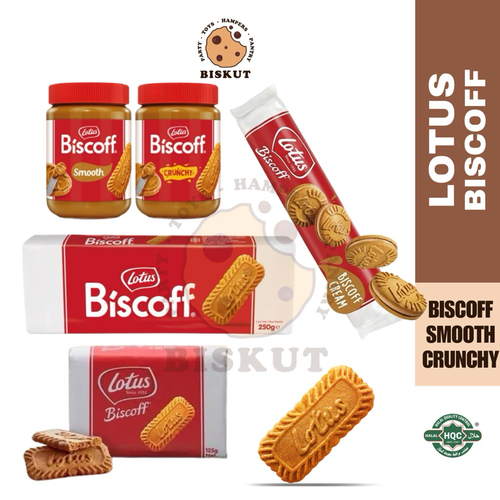 Lotus Biscoff 125g-400g All Types - Belgium Imported Crunchy / Smooth ...
