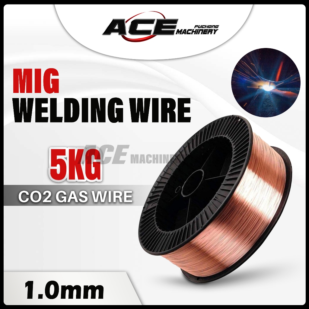 5 KG x 1.0mm MIG CO2 Gas Wire - FLUX CORED Co2 Gas Wire Solid Wire ...