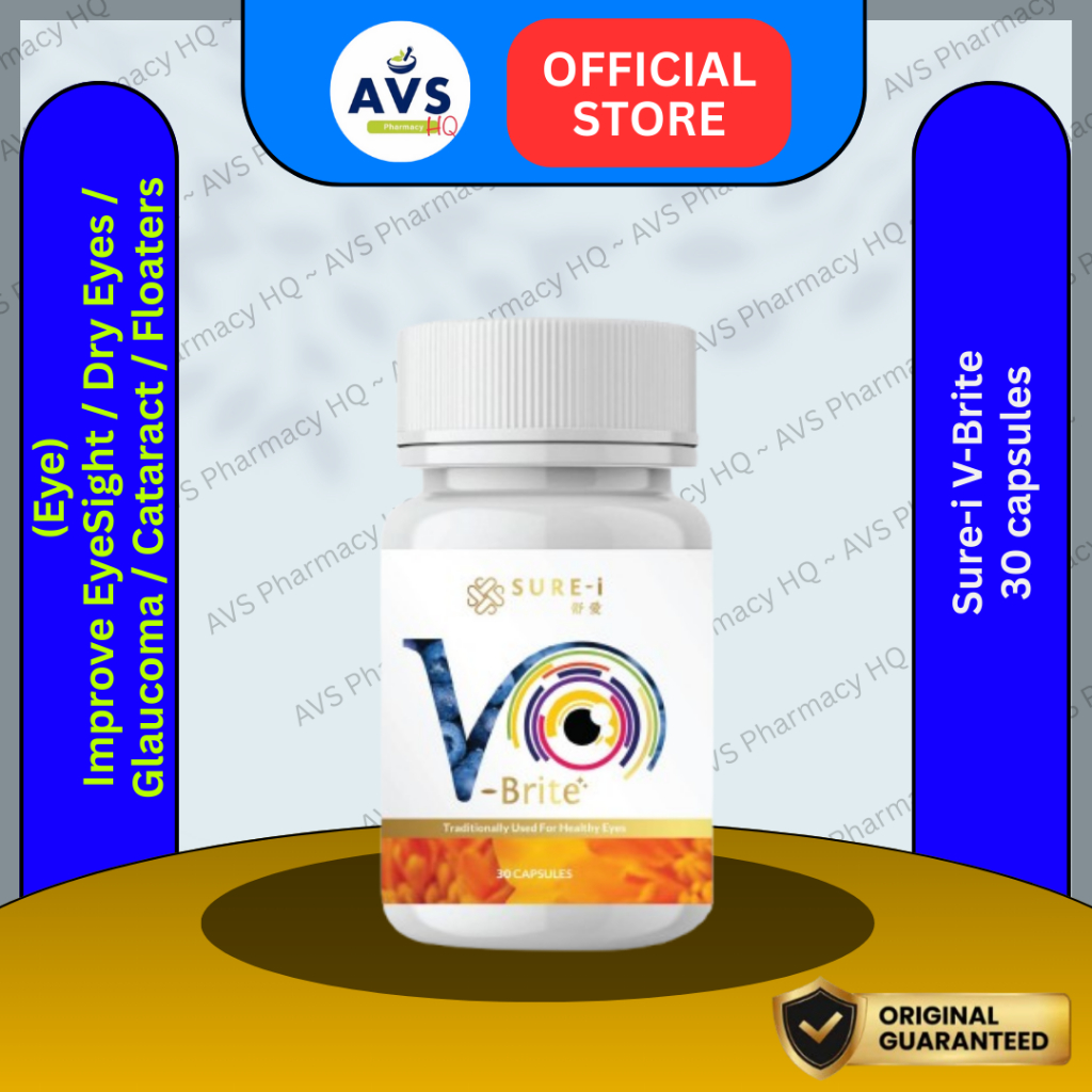[FREE GIFT] Sure-i V-Brite 30 capsules (Improve EyeSight/DryEy | Shopee ...