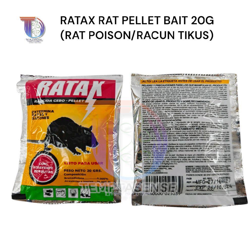 RATAX RAT PELLET BAIT 20G (RAT POISON/RACUN TIKUS) | Shopee Malaysia