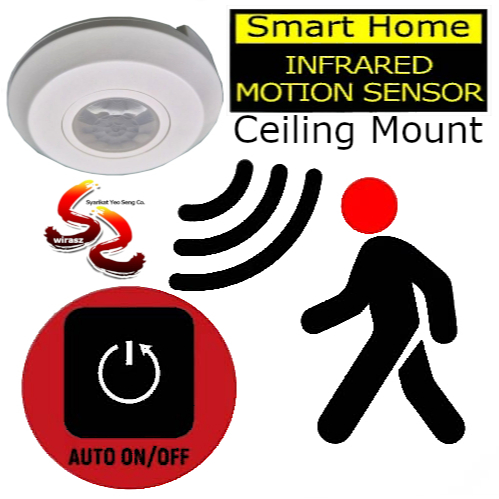 NIPPON II Ceiling Mounted Infrared Motion Sensor PIR Sensor Adjustable ...