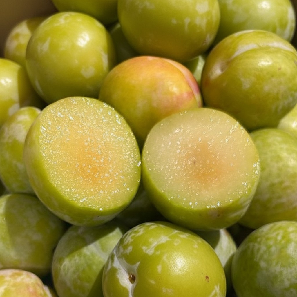 Fresh Big Size Emerald Plum from USA | Tender Flesh • Juicy & Sweet ...