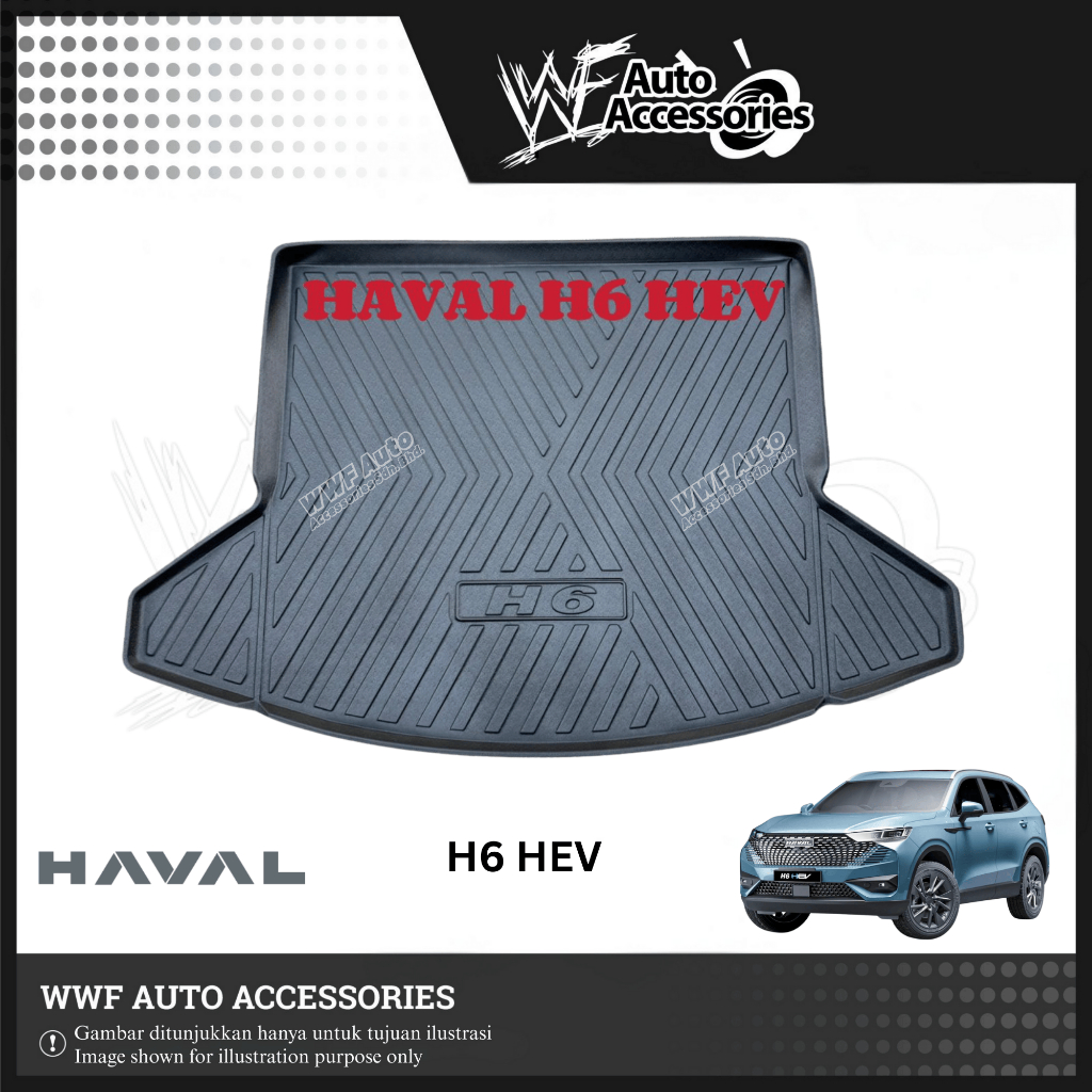 HAVAL H6 HEV Rear Trunk Cargo Car Boot Tray | Shopee Malaysia
