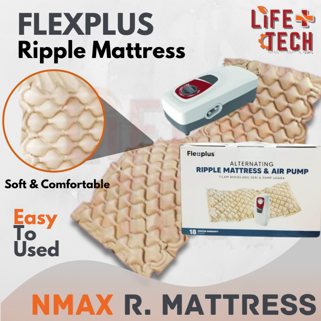 Anti-Decubitus Bubble Ripple Mattress With Adjustable Pump Bedsore ...